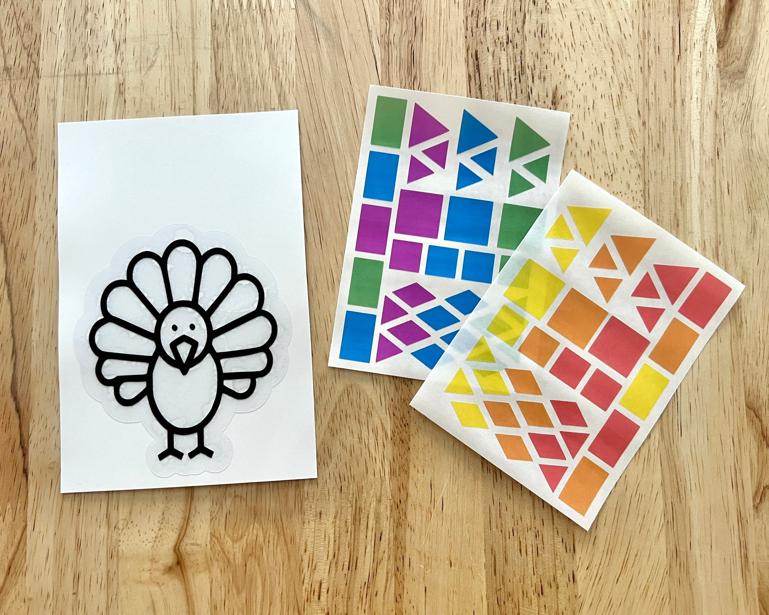 Turkey Suncatcher Fall Craft Kits for Kids Thanksgiving - Etsy