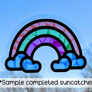Peace Sign Sticker Suncatcher Decal, Boho Craft Kits for Kids, Pre ...