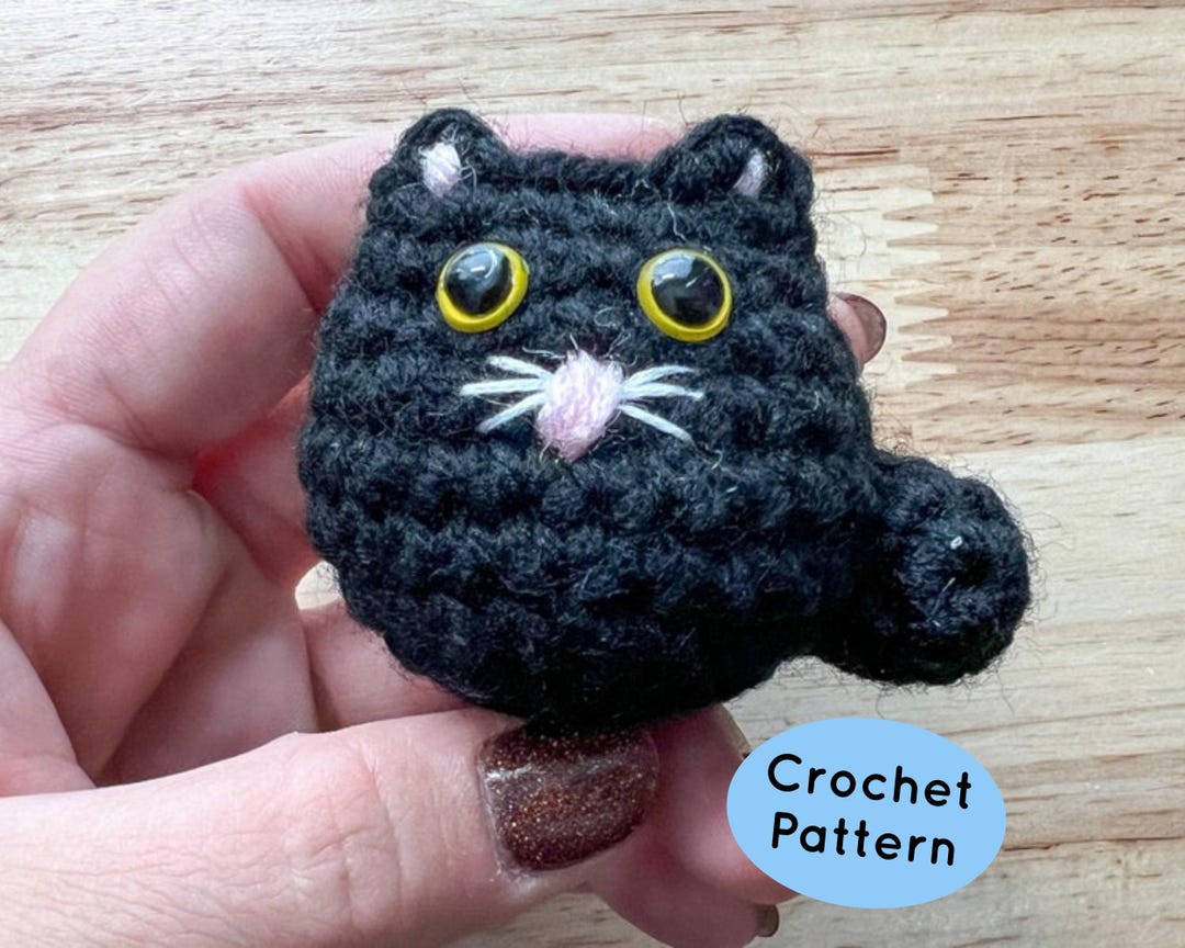 Mini Cat Crochet Pattern, Kitty Cat Plush Pattern, Amigurumi Cat ...