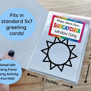 Snowflake Suncatcher Window Decal Set of 4, Winter Craft Kit for Kids ...