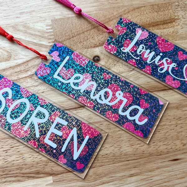 Heart Bookmark - Etsy