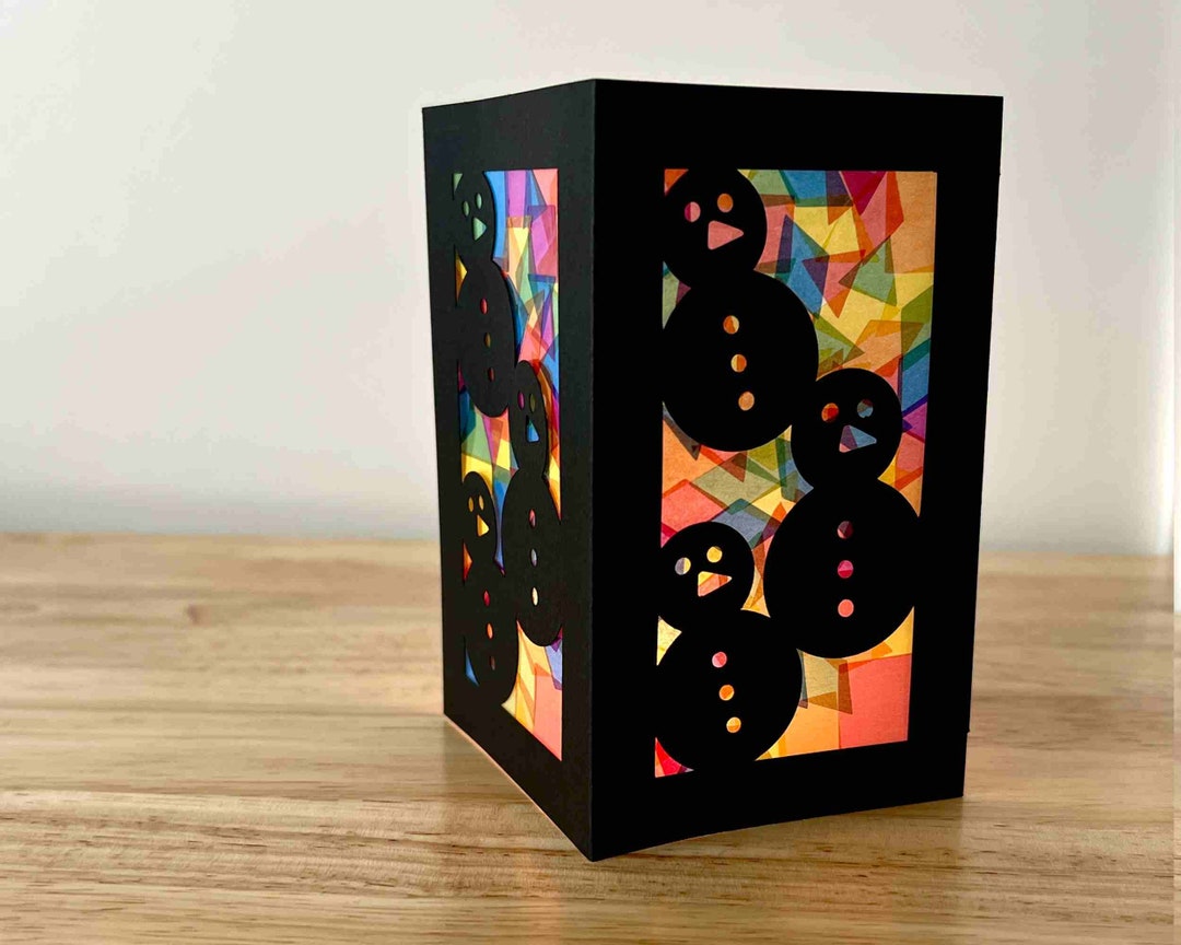 Snowman Lantern Craft Kit for Kids, Winter Lantern Decor, Luminary ...