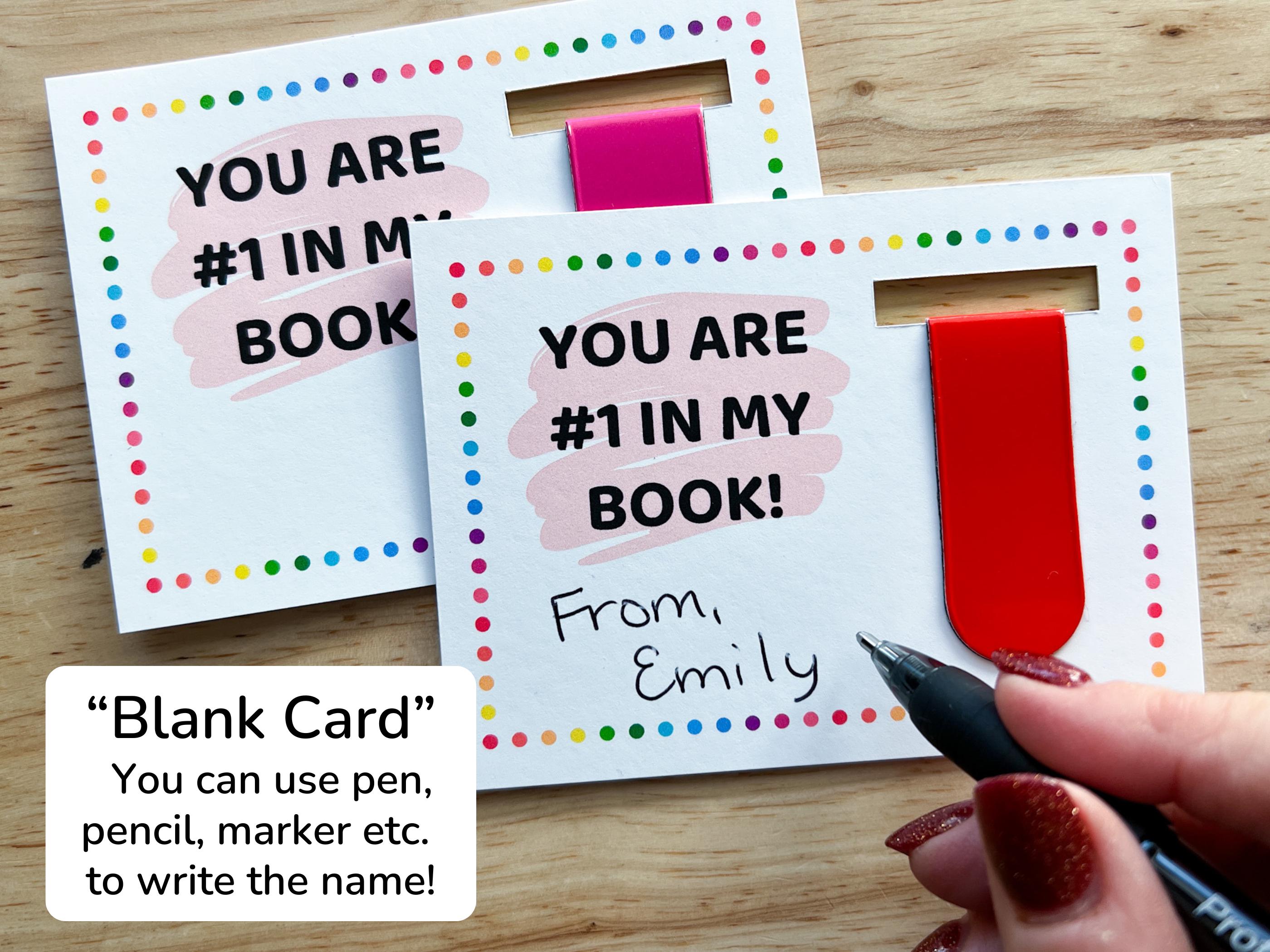 Bulk Valentines Day Favors for Kids, Magnetic Bookmarks for Students ...