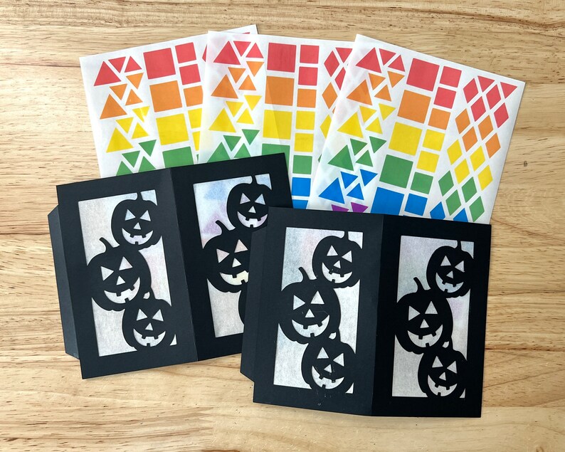 Halloween Lantern Craft Kit for Kids Luminary Pumpkin Decor - Etsy