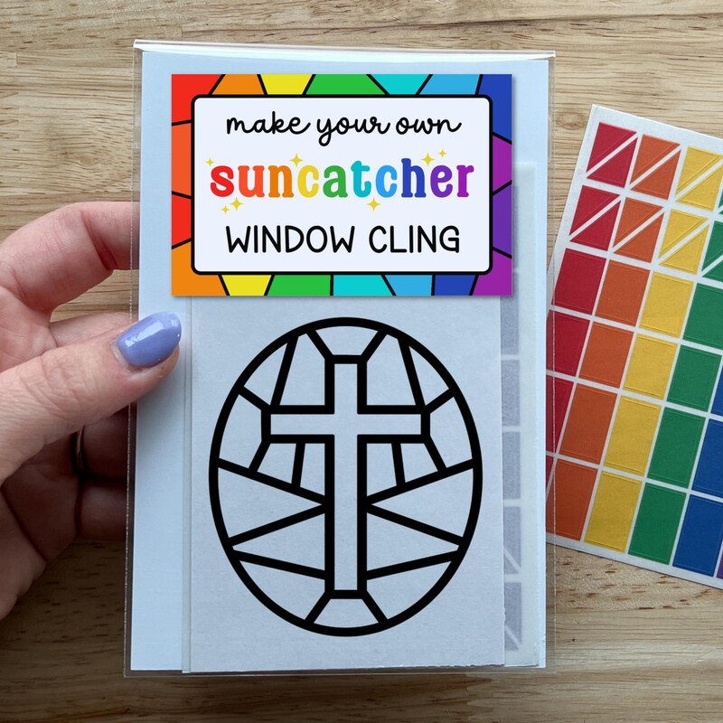 Cross Suncatcher Craft Kit - Etsy