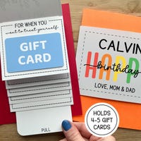 Handmade Multiple Gift Card Holder Mini Booklet: Birthday, Shower ...