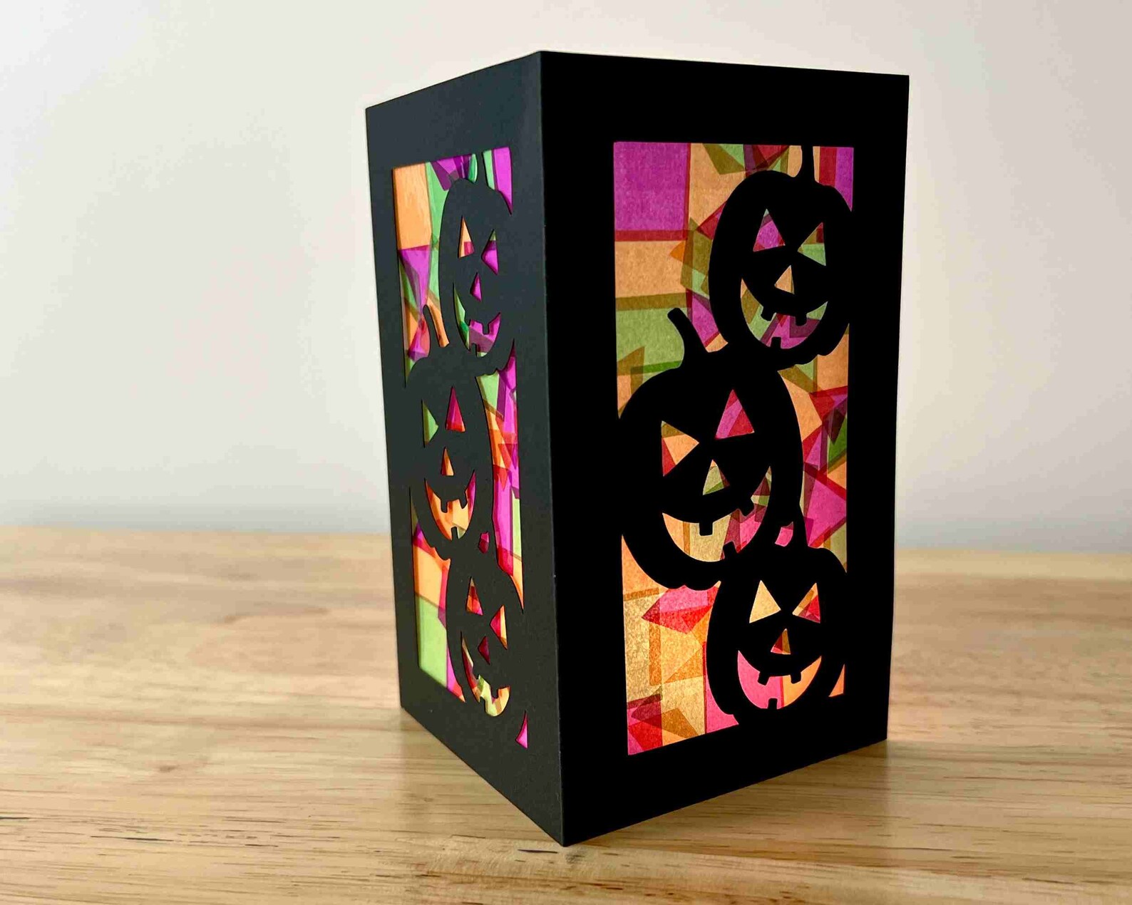 Halloween Lantern Craft Kit for Kids, Luminary Pumpkin Decor Halloween ...