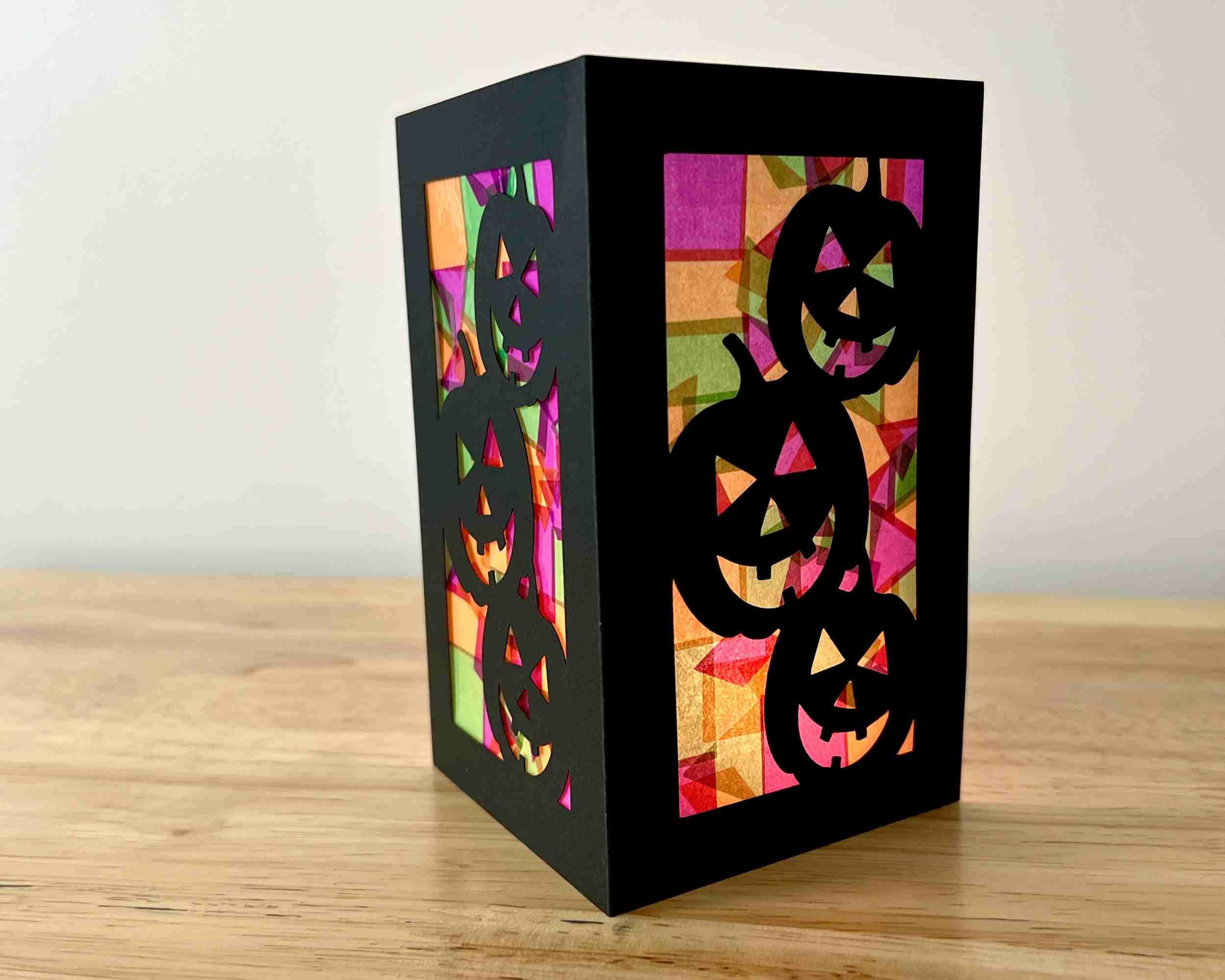 Halloween Lantern Craft Kit for Kids, Luminary Pumpkin Decor Halloween ...