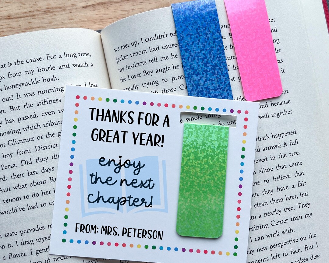 Magnetic Bookmark Favor for Bulk End of Year Gifts for Students From ...