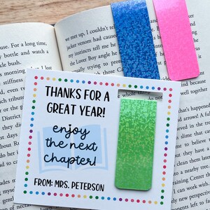 Magnetic Bookmark Favor for Bulk End of Year Gifts for Students From ...