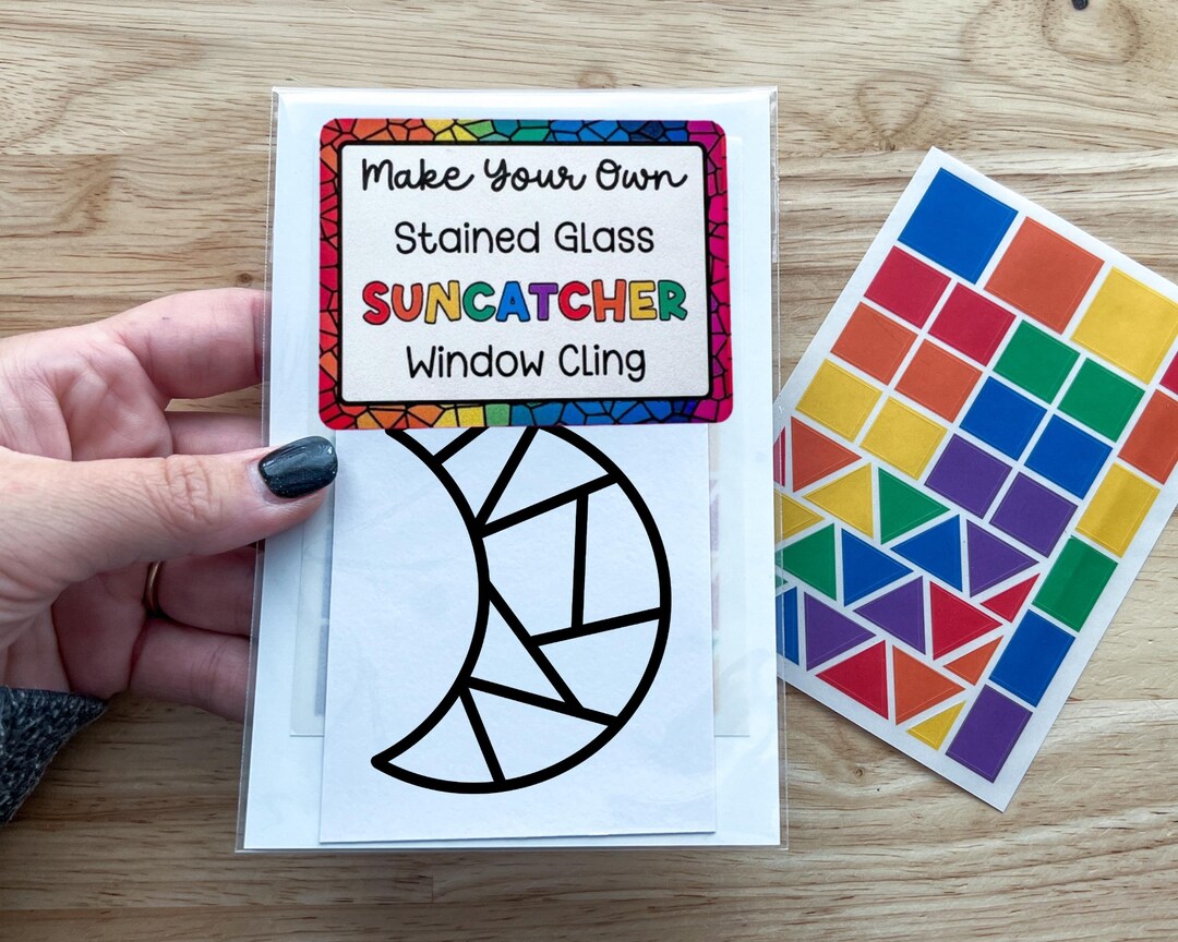 MINI Moon Suncatcher Craft Kit for Kids, Outer Space Birthday Party ...