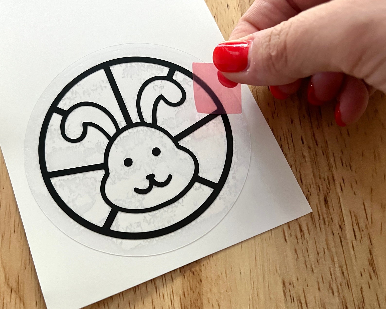 Easter Bunny Suncatcher for Windows Easter Crafts for Kids - Etsy