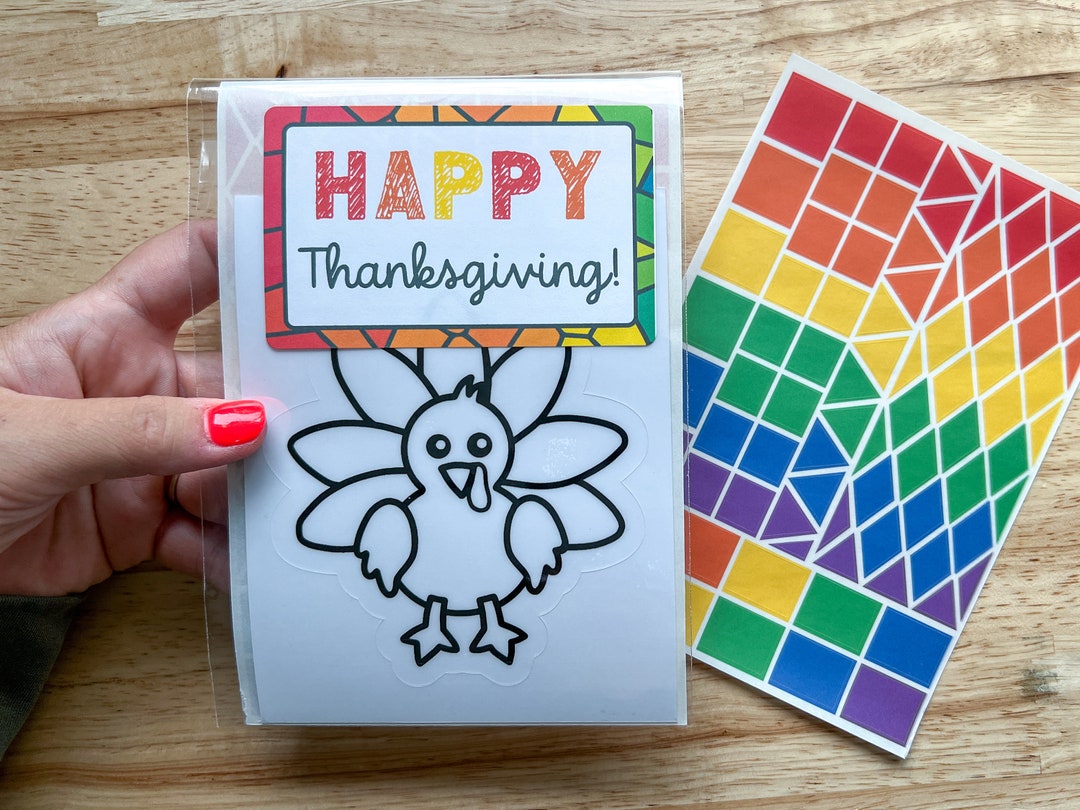 Turkey Suncatcher, Fall Craft Kits for Kids, Thanksgiving Craft for ...