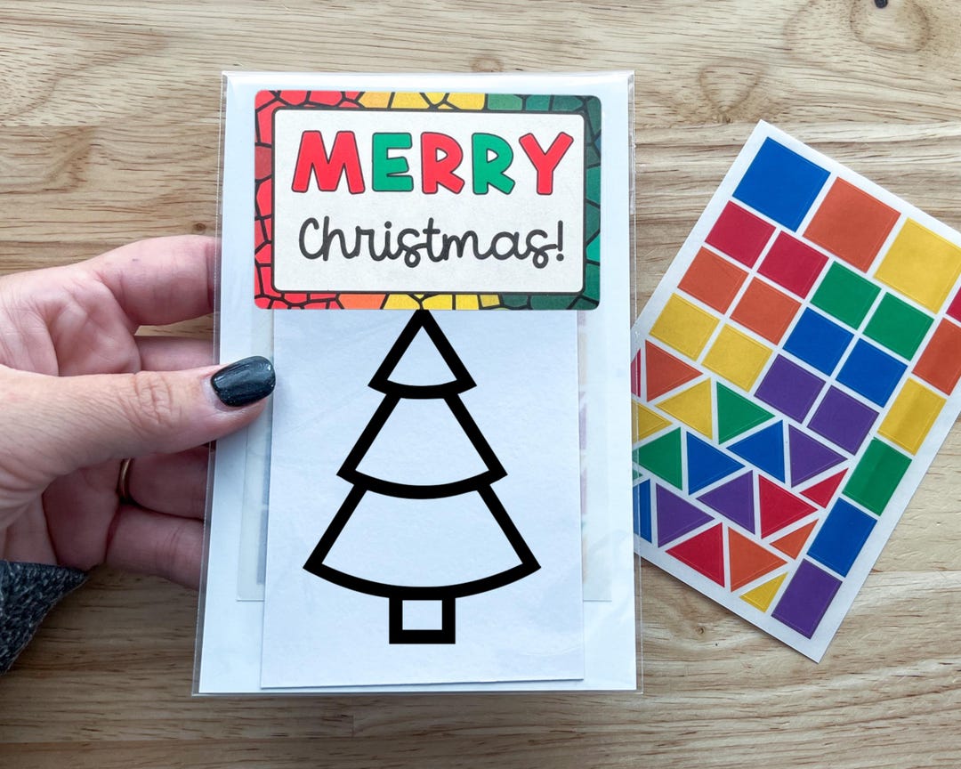 MINI Christmas Tree Suncatcher Craft Kit for Kids, Christmas Party ...