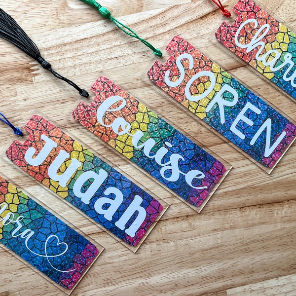 Name Bookmark - Etsy