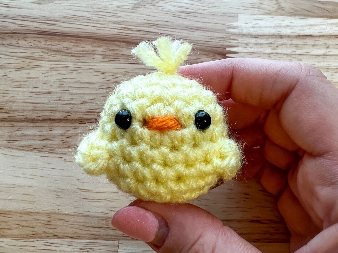 Mini Chick Crochet Pattern Baby Chick Keychain Pattern Farm - Etsy