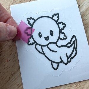 Axolotl Suncatcher Craft Kit for Kids, Ocean Party Activity, Axolotl ...