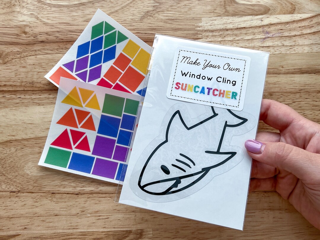 Shark Suncatcher Cling for Windows DIY Window Decal Beach - Etsy