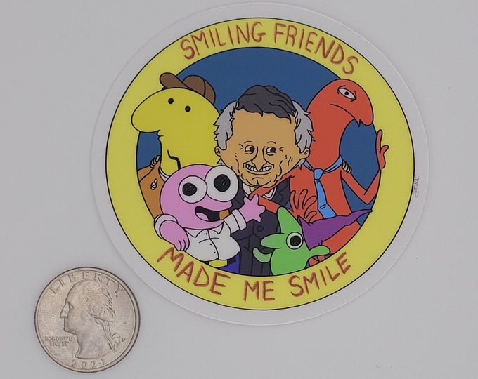 Friends That Smile Sticker - Etsy