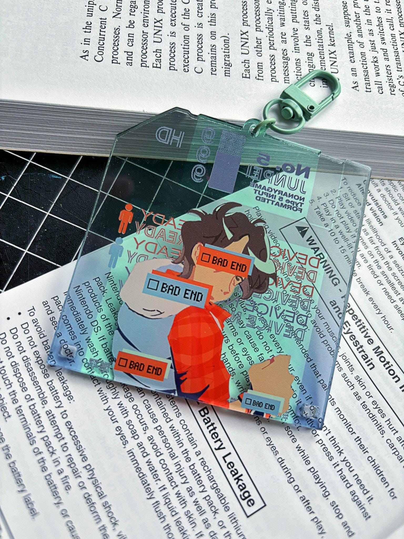 999 Charms // Zero Escape Floppy Disk Keychains - Etsy