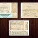 Vintage Number Labels - Vintage Paper Ephemera - Digital Ephemera ...