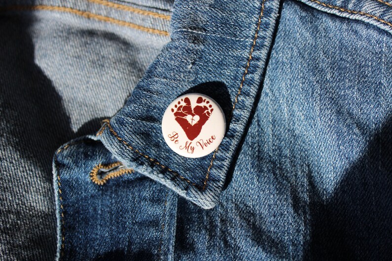Be My Voice Pin, Pro-life Button, Prolife Button, Be My Voice, Speak ...
