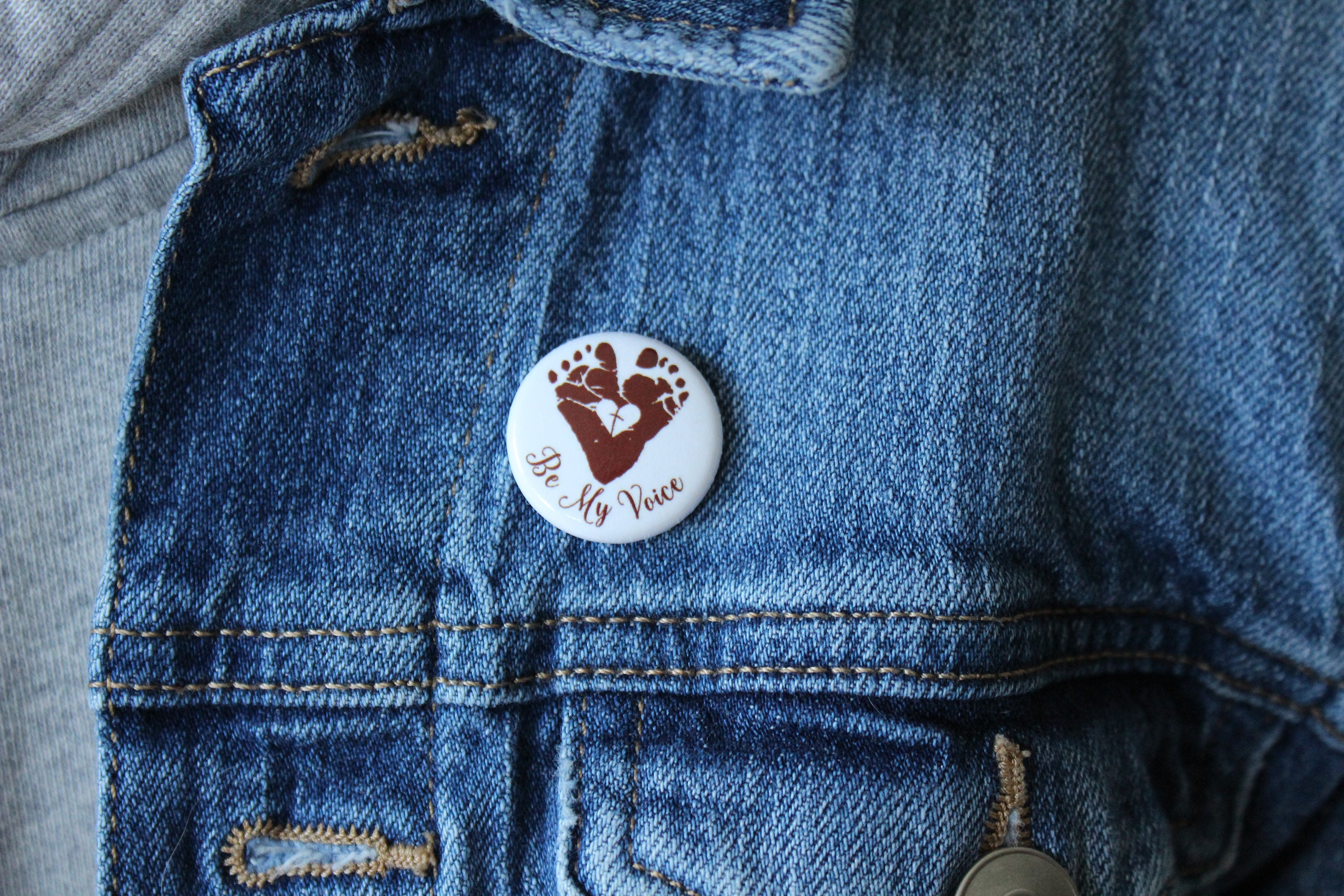 Be My Voice Pin, Pro-life Button, Prolife Button, Be My Voice, Speak ...