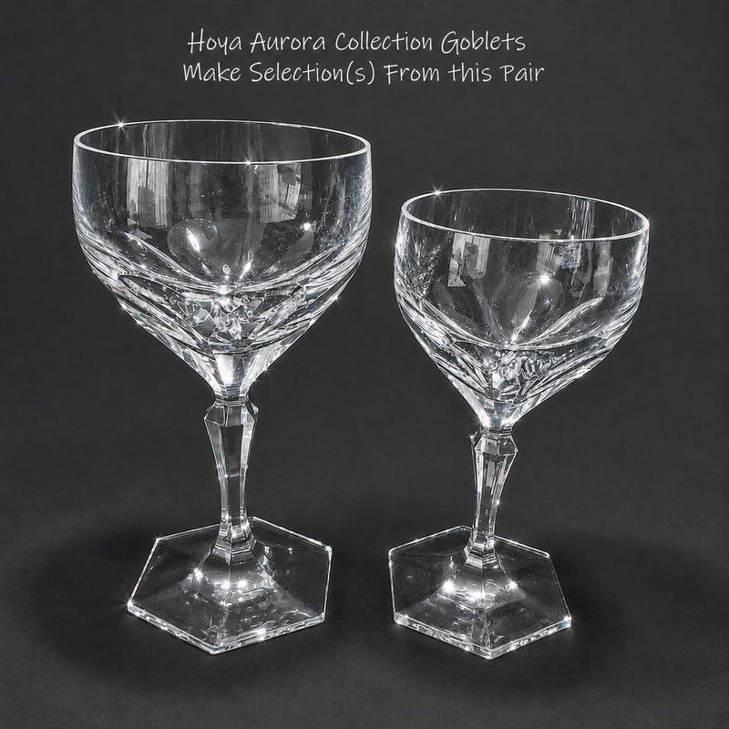 Hoya Crystal Glass Japan - Etsy