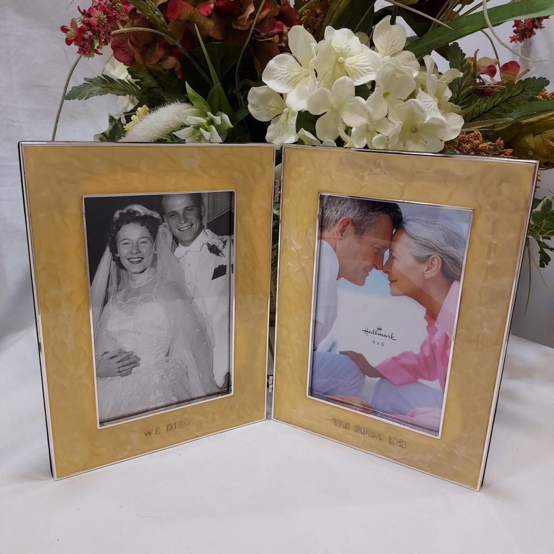 Then & Now Double Picture Frame We Still Do by Hallmark 4 X 6 Inch ...