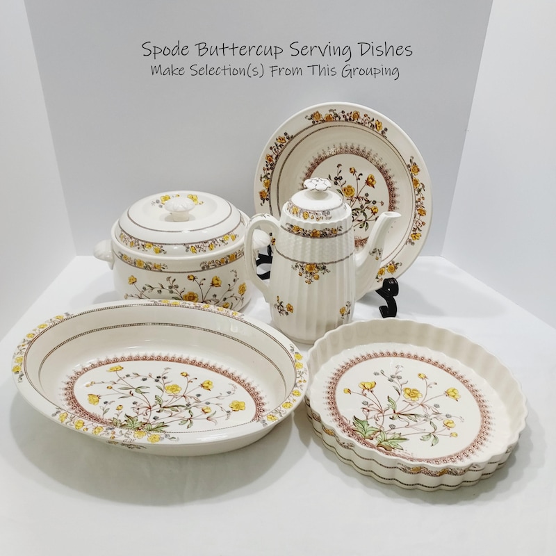 Buttercup China Spode - Etsy