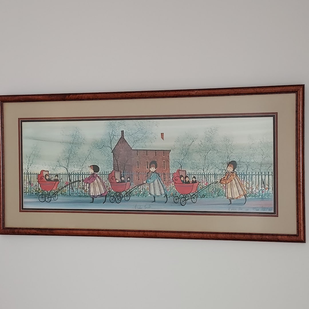 Baby Parade P Buckley Moss Signed & Numbered Print #854/1000 1986 ...