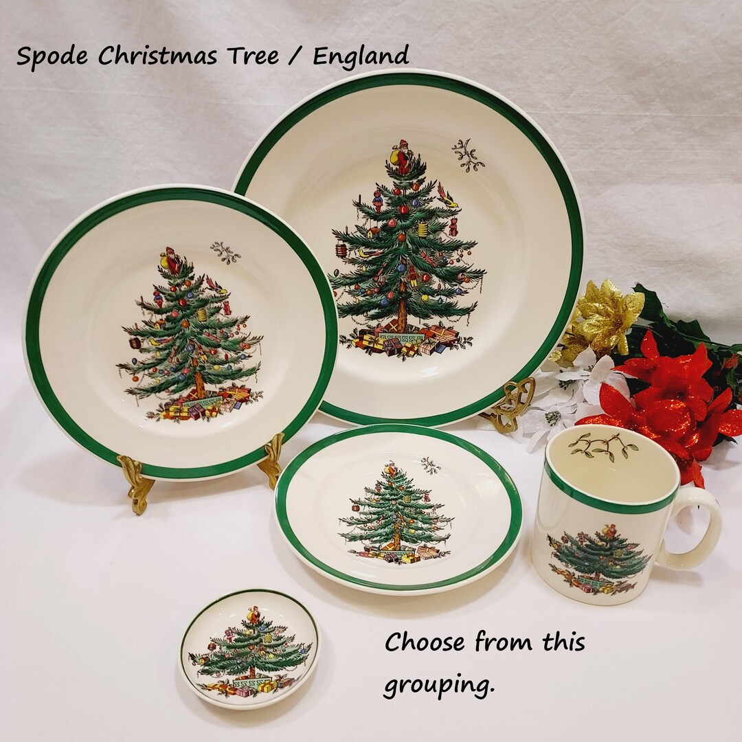 Spode Christmas Tree Dinnerware England Choose Piece(s) From Options - Etsy