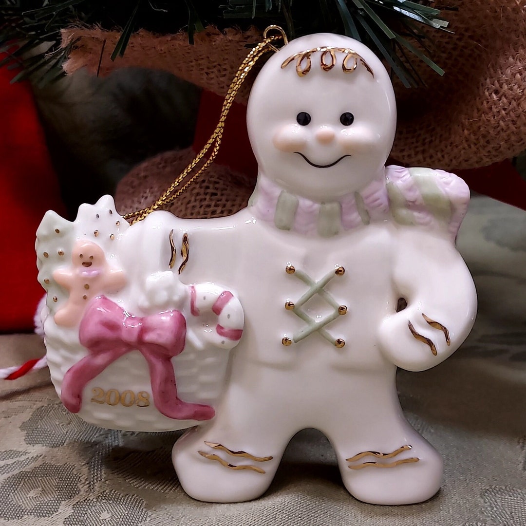Lenox Gingerbread Generosity Annual Ornament 2008 - Etsy