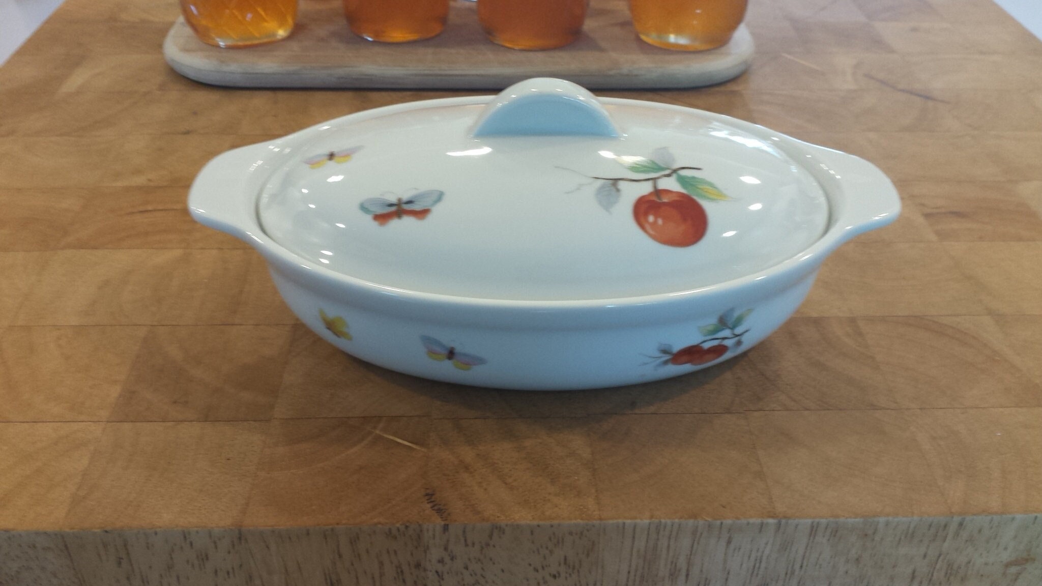 Covered Casserole Dish 7235 Fruit Oven to Table Cookware - Etsy
