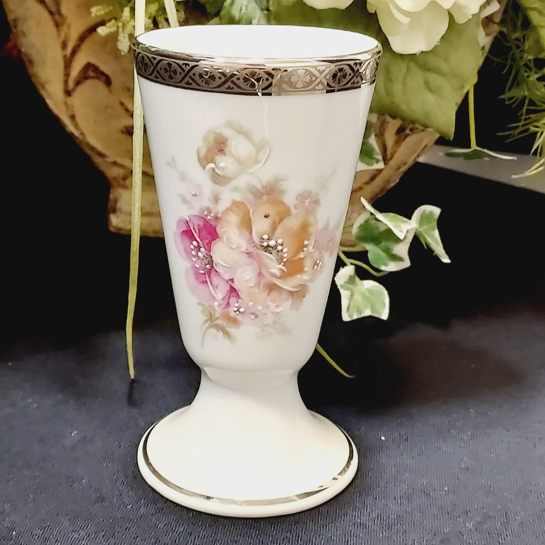 Porcelain French Limoges Flower Vase 5-1/4" - Etsy