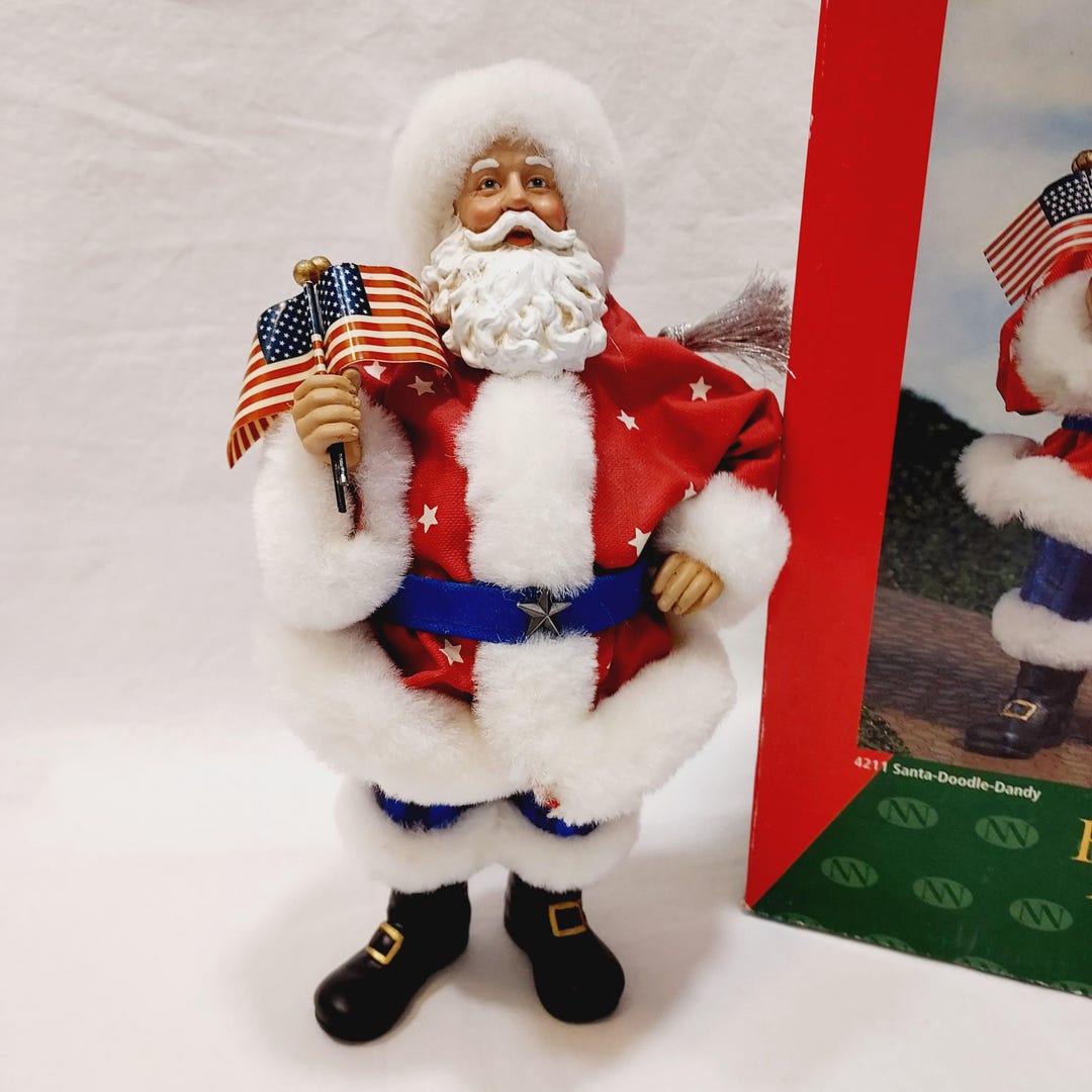 Nick's Nook Santa Doodle Dandy Patriotic Santa 4211 Possible Dreams ...