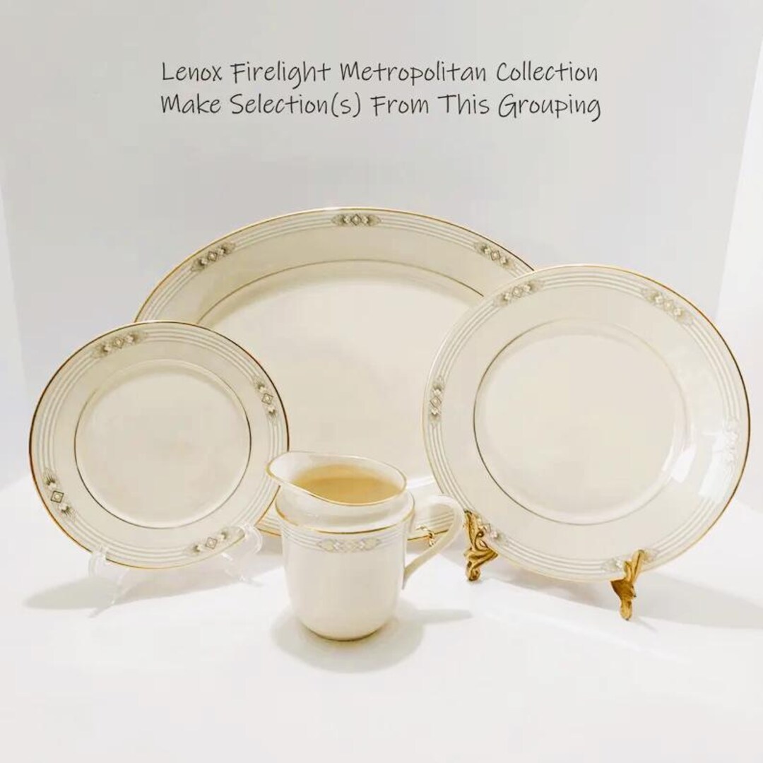 Lenox Firelight Dinnerware Metropolitan Collection - Etsy