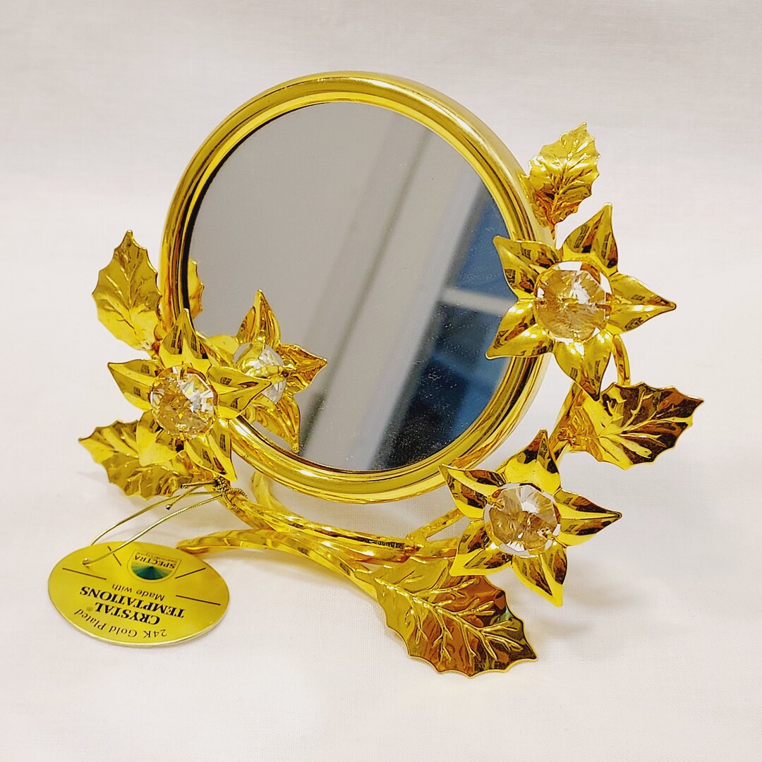 Crystal Temptations Mini Picture Frame & Mirror Swarovski Crystals - Etsy