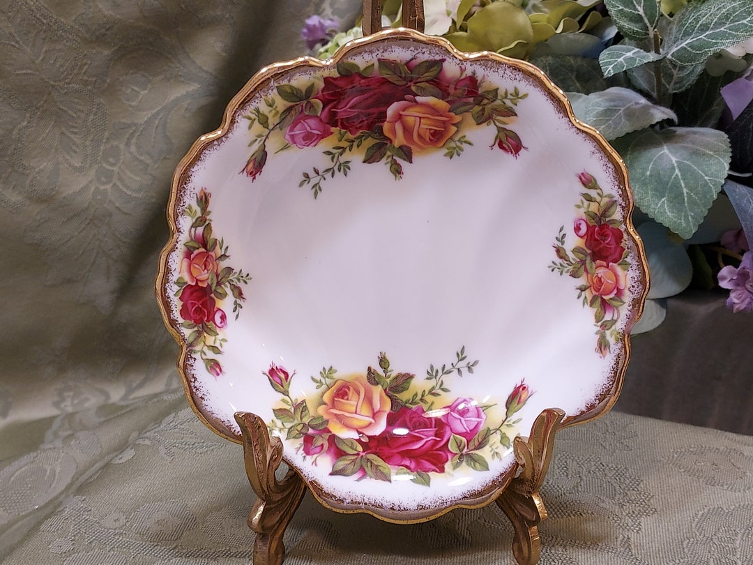 Clam Shell Shaped Soap Dish Old Country Roses by Royal - Etsy