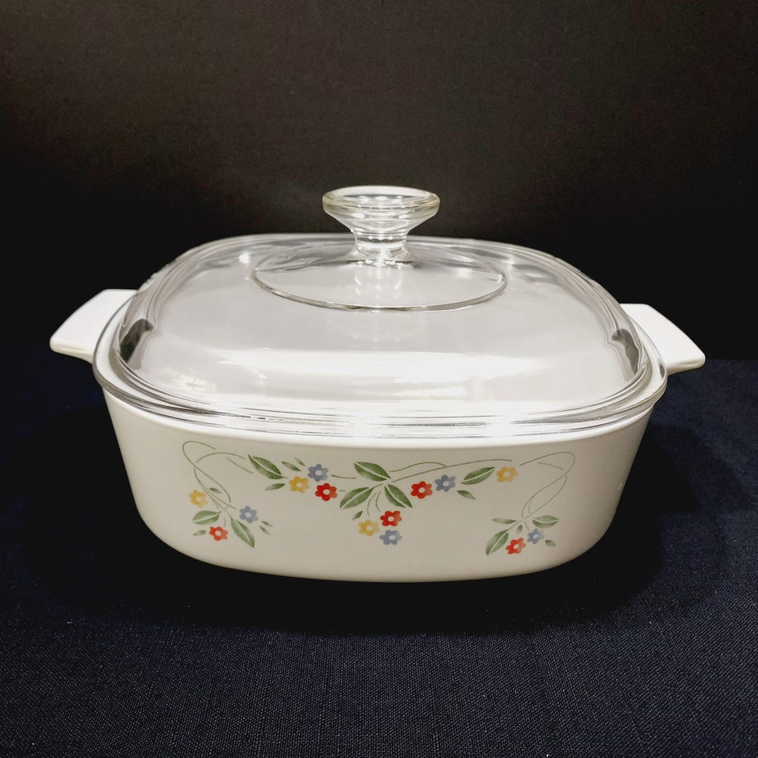 Corning Ware 2 Qt Casserole English Meadow With Pyrex Lid #A2B - Etsy