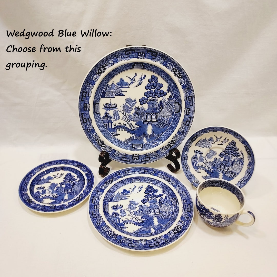 Wedgwood Blue Willow Dinnerware Choose From Options - Etsy