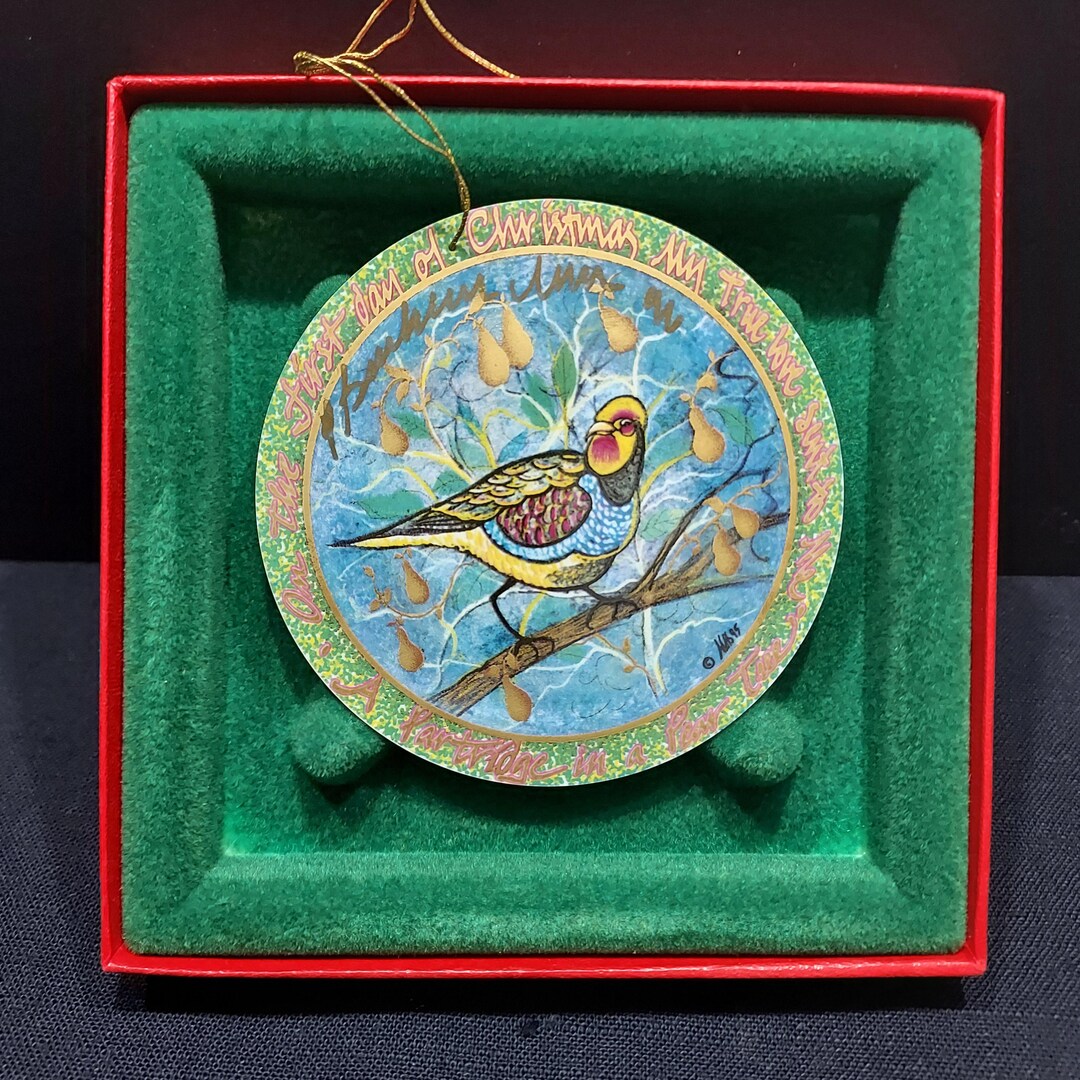 Partridge in a Pear Tree 12 Days of Xmas Anna-perenna Porcelain ...