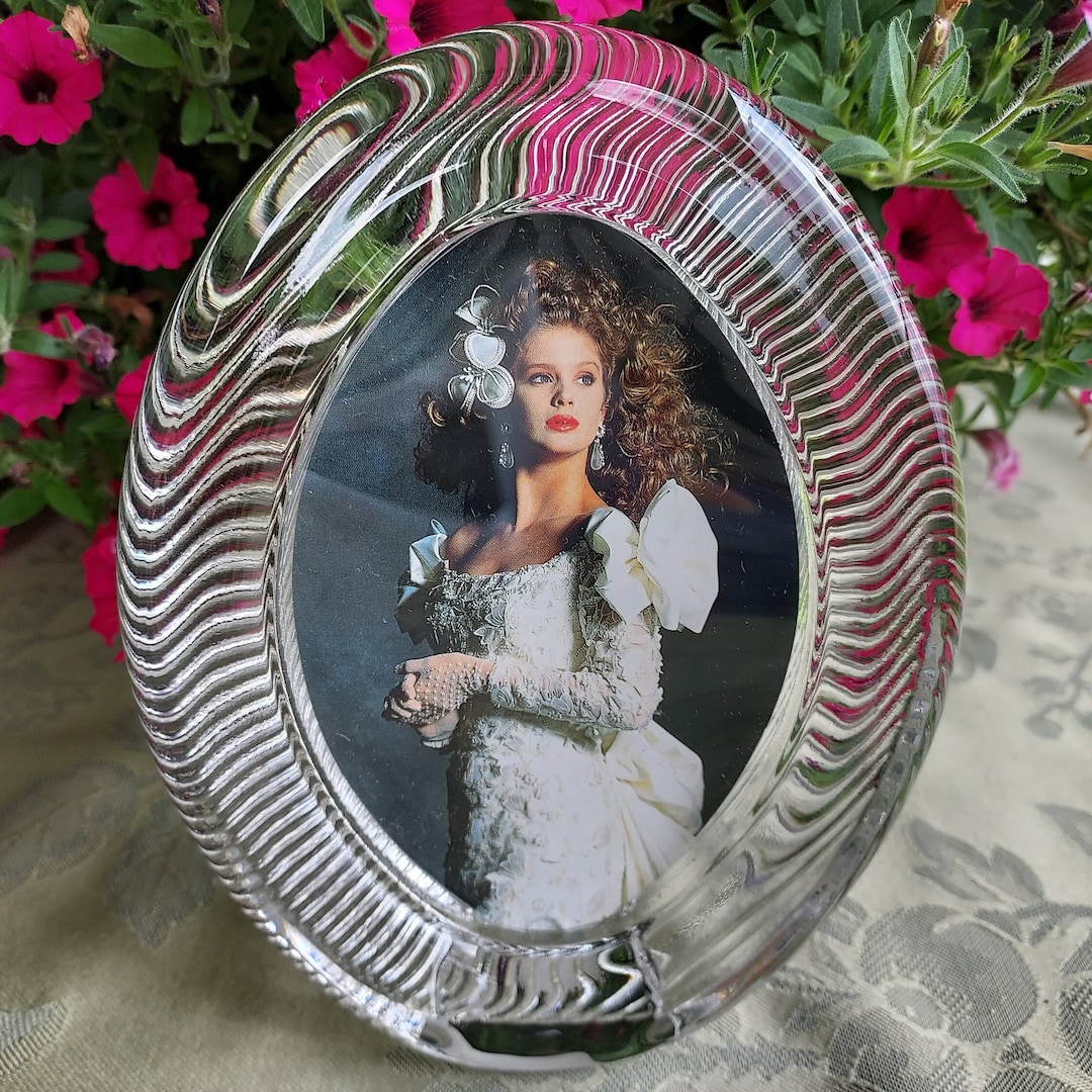 Mikasa Polished Portraits Crystal Oval Picture Frame 3 X 5 Image - Etsy