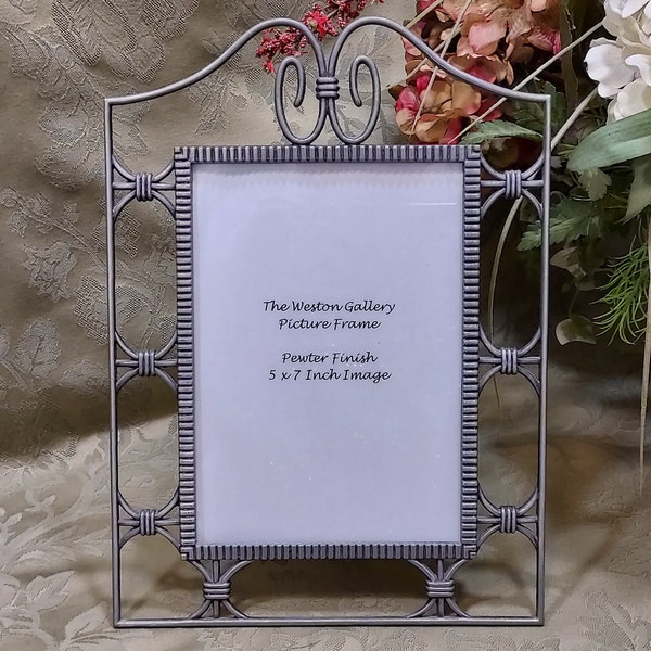 Pewter Picture Frame - Etsy