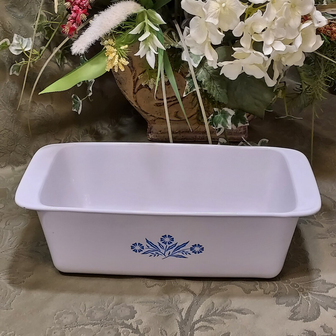 Corning Cornflower Blue Loaf Bread Pan P 315 B / 9x5x3 - Etsy