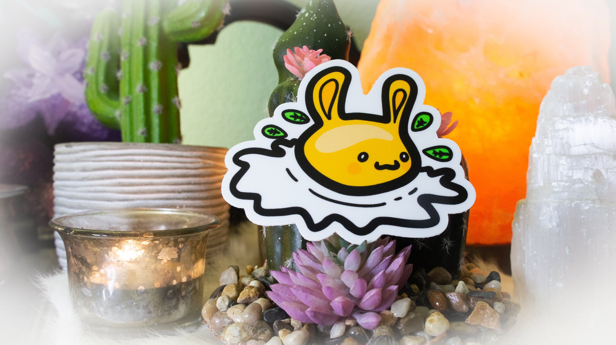 Egg Yolk Bunny Sticker Weatherproof Dishwasher Safe Great | Etsy