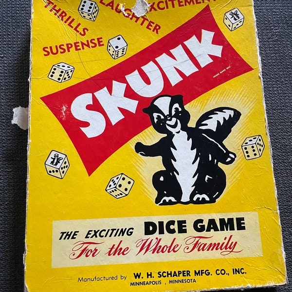 Skunk Game - Etsy