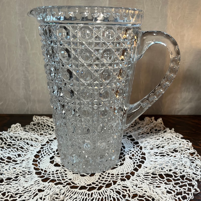 Crystal Pitcher - Etsy