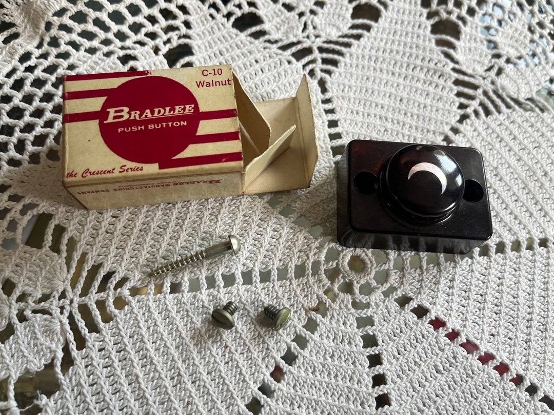 Bakelite Doorbell Push Button - Etsy