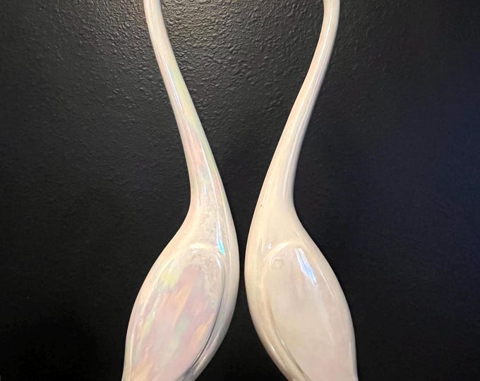 Ceramic Long Neck Crane - Etsy